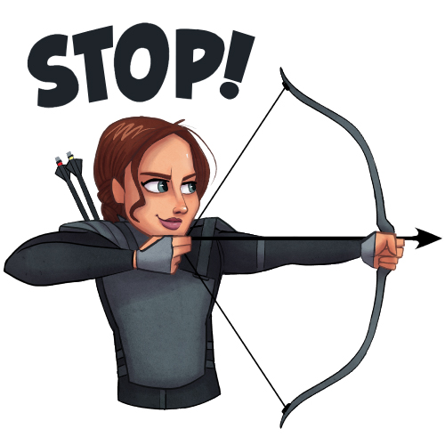 Hunger Games Stickers
