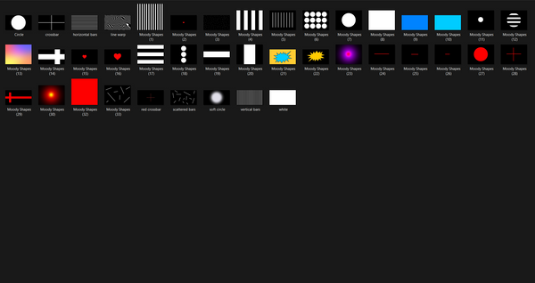 Moodydarkroom Projector Shape Pack