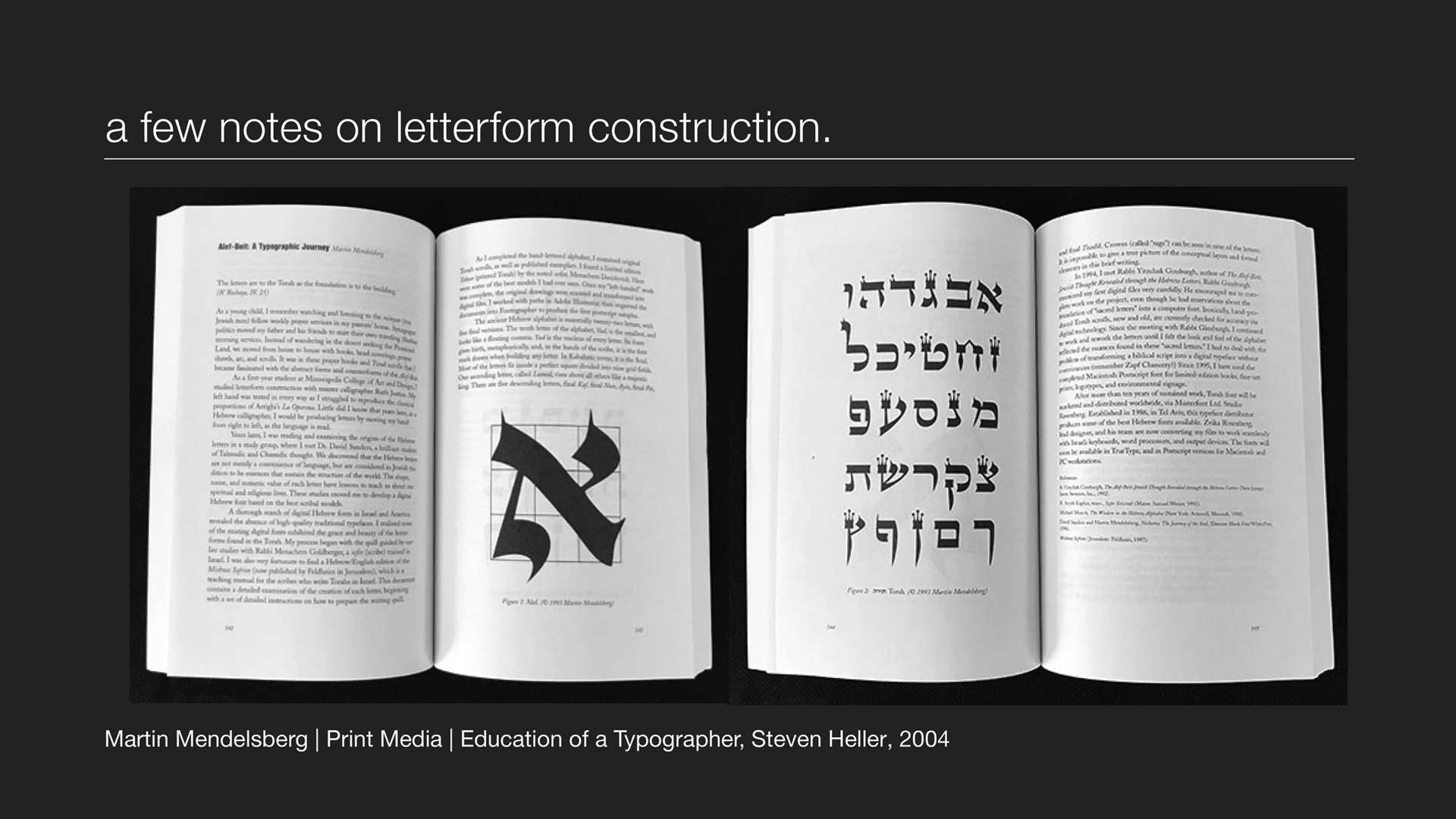 Hebrew Typography
