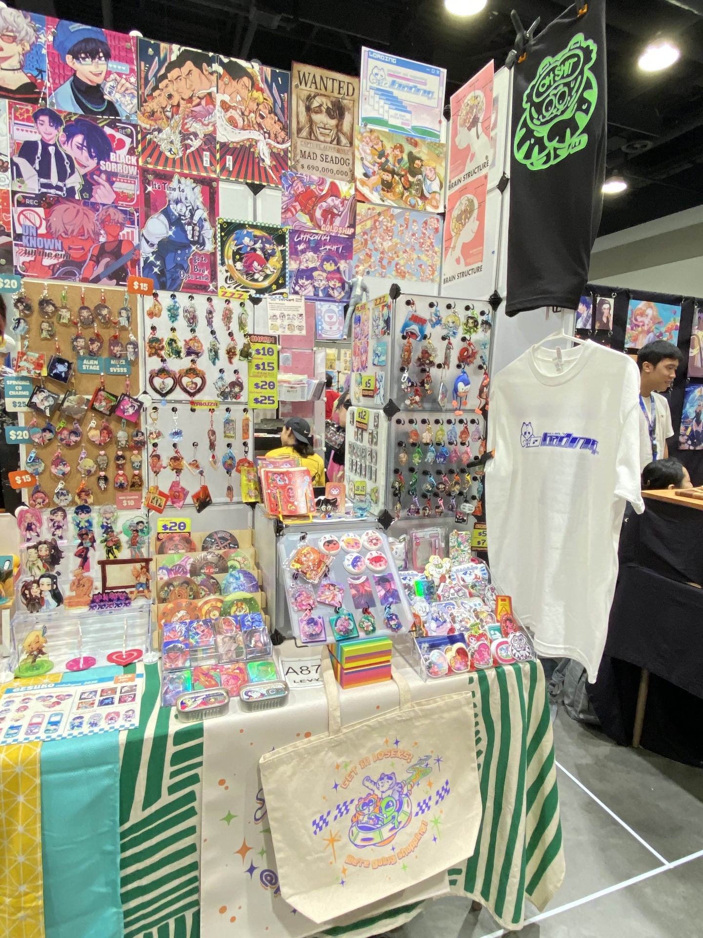 Convention Table Set Up